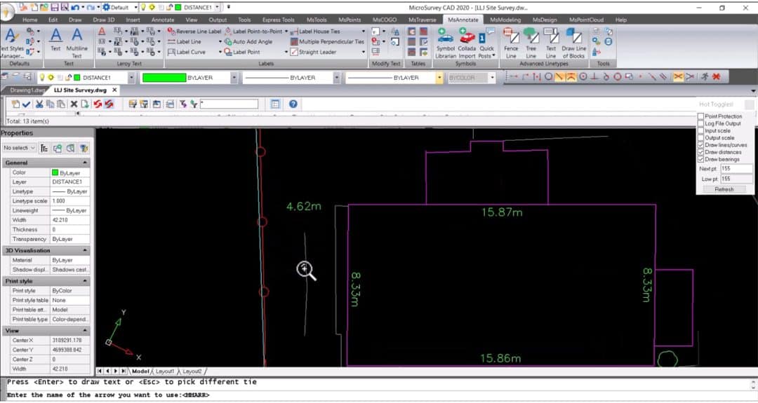 Enhance Your Drafting with MicroSurvey CAD Smart Labels! - MicroSurvey Software
